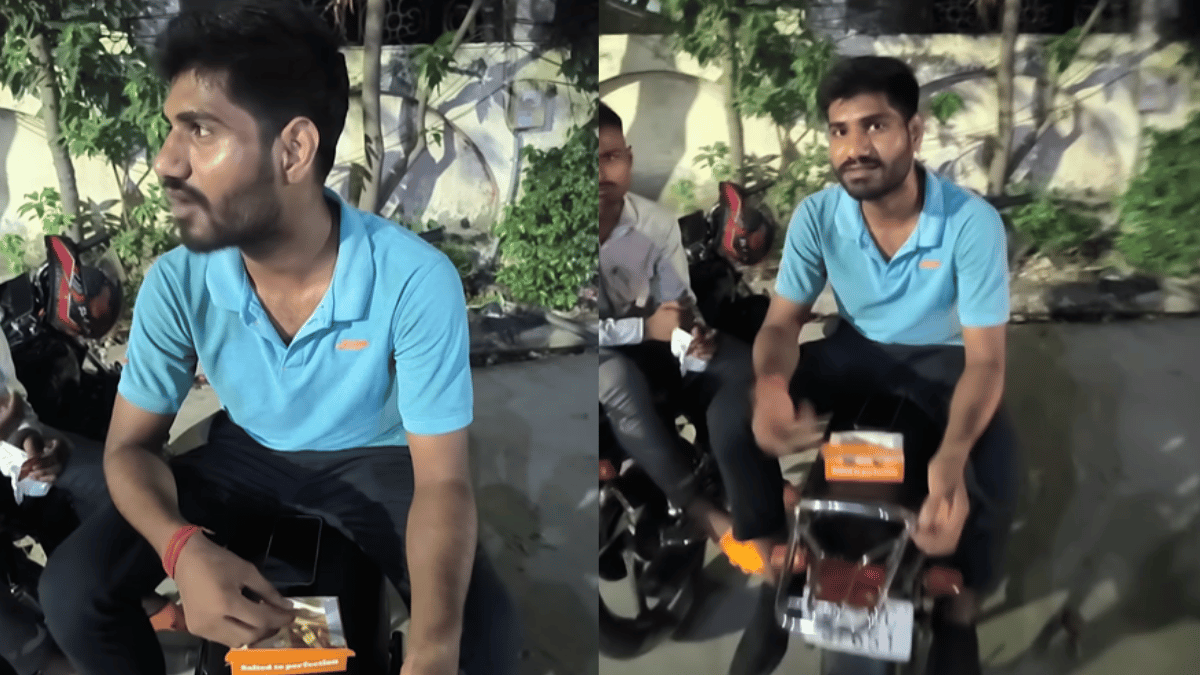 Viral Video: Man Catches Ola Delivery Boys Eating His Ordered Food; Internet Is Furious